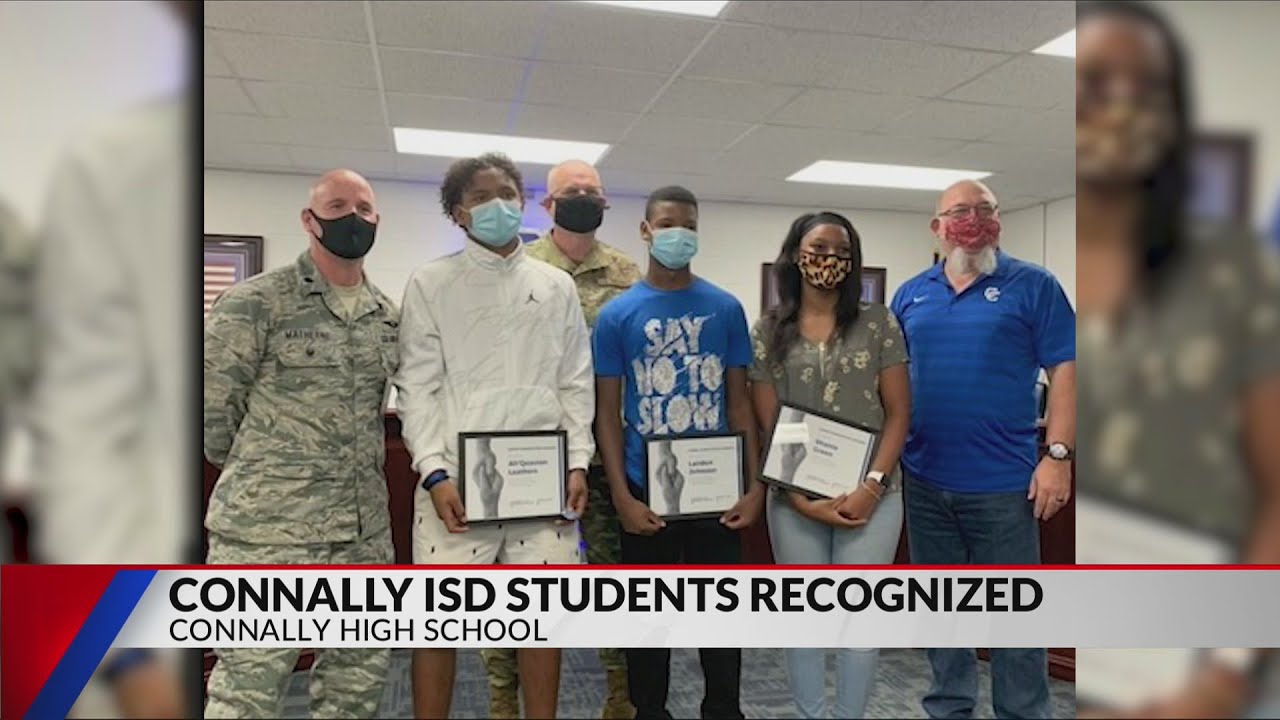 Connally ISD students recognized for heroic efforts - YouTube