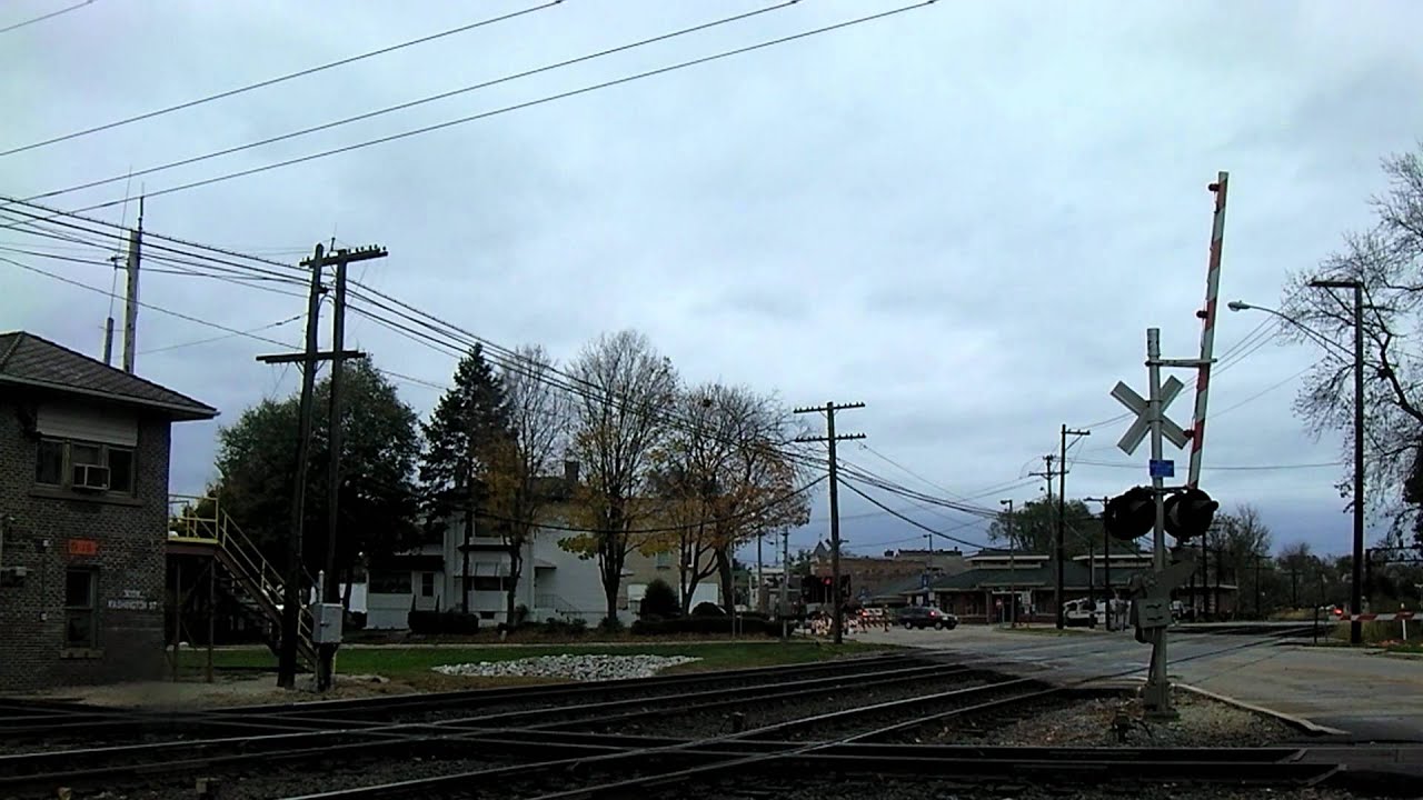 Metra 127 East - West Chicago, IL - YouTube