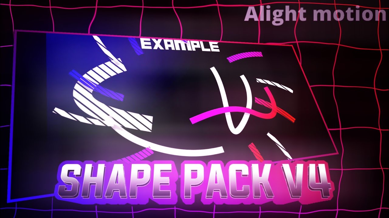 SHAPE PACK V4 || Alight Motion - YouTube