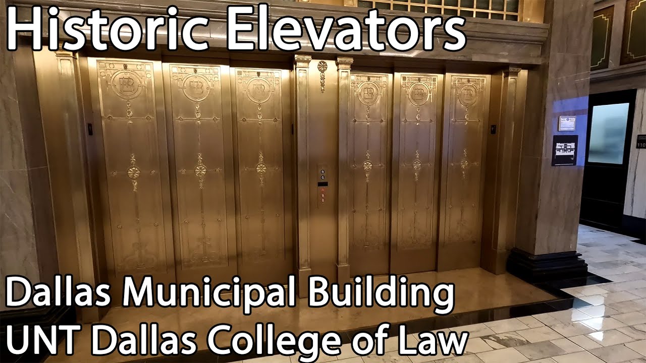 Historic Elevators at the Dallas Municipal Building - Mod by Kone - YouTube