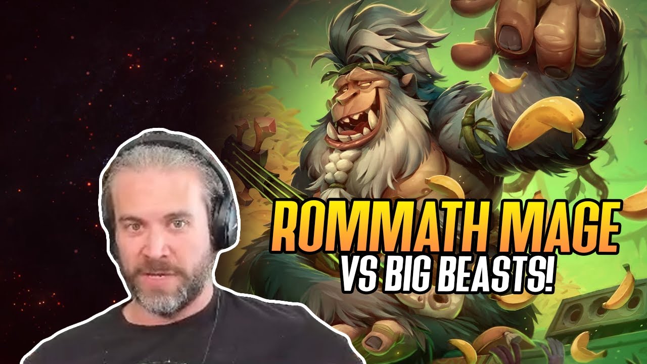 (Hearthstone) Rommath Mage VS Big Beasts - YouTube