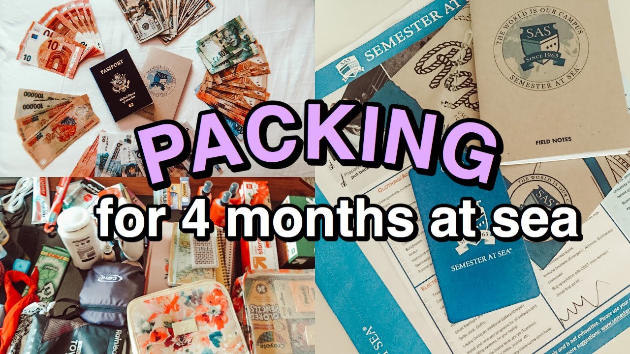 PACKING FOR SEMESTER AT SEA! PACKING LIST, CURRENCY & ESSENTIALS FOR ...