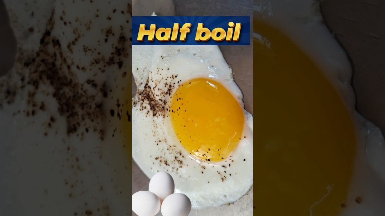 Easy half boil 😋 yummy recipe #food - YouTube