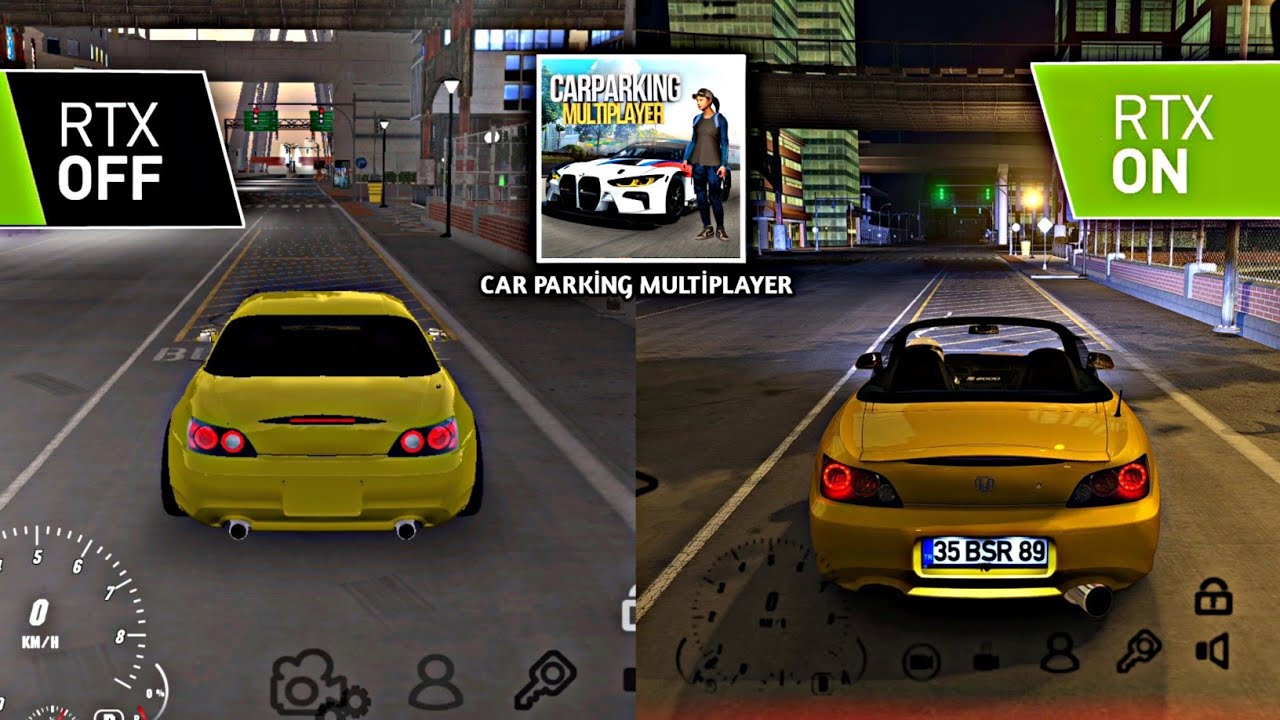 RTX OFF VS RTX ON 😲 | Car Parking Multiplayer - YouTube