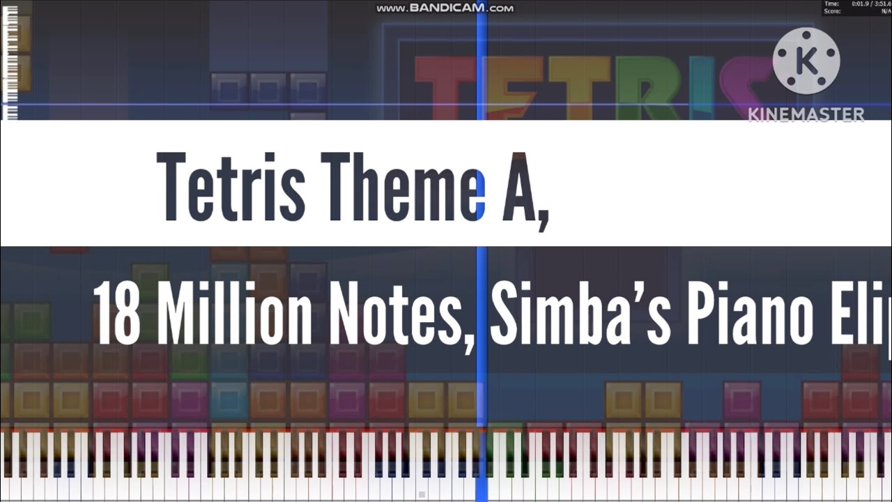 [Black Midi] Tetris Theme A, 18 Million Notes, Simba’s Piano Elipse ...