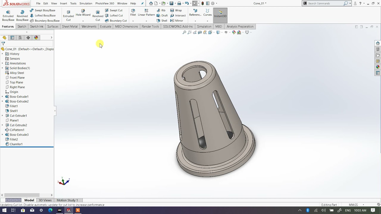 Material & Mass Properties in SolidWorks - YouTube