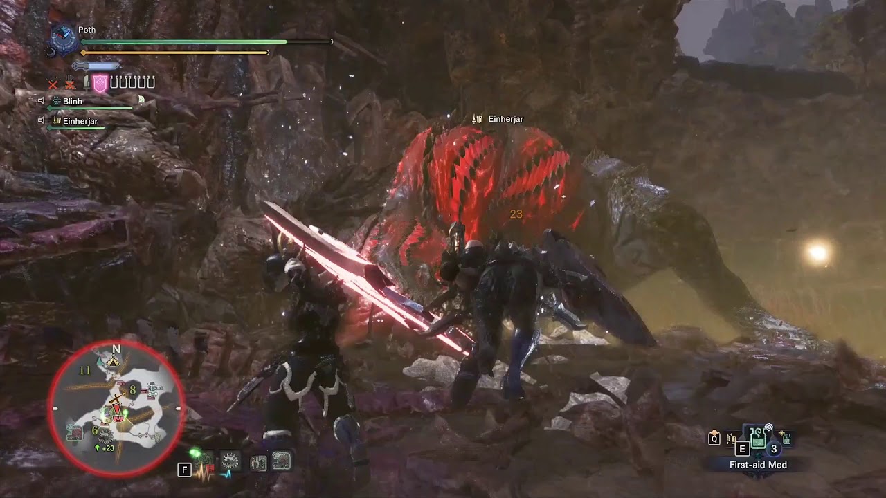 Getting saved from angry pickle - MHW - YouTube