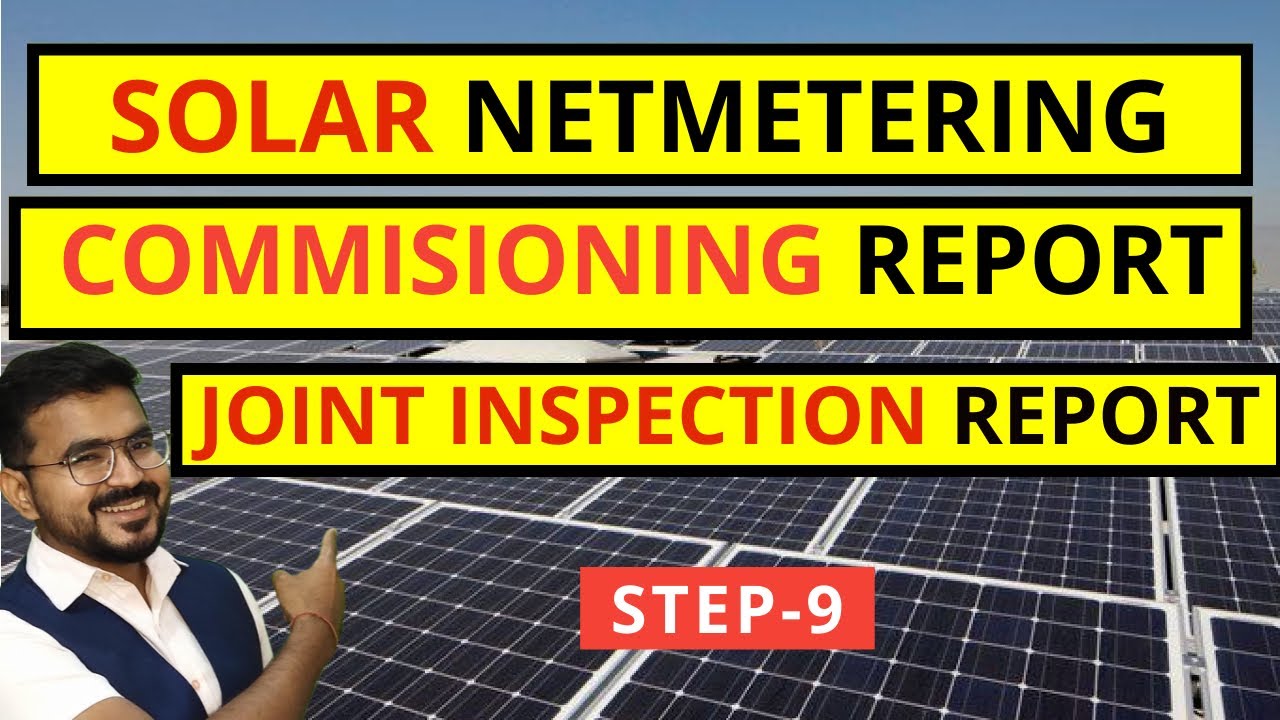 Solar Commissioning Report Format |Solar Joint Inspection Report Format ...