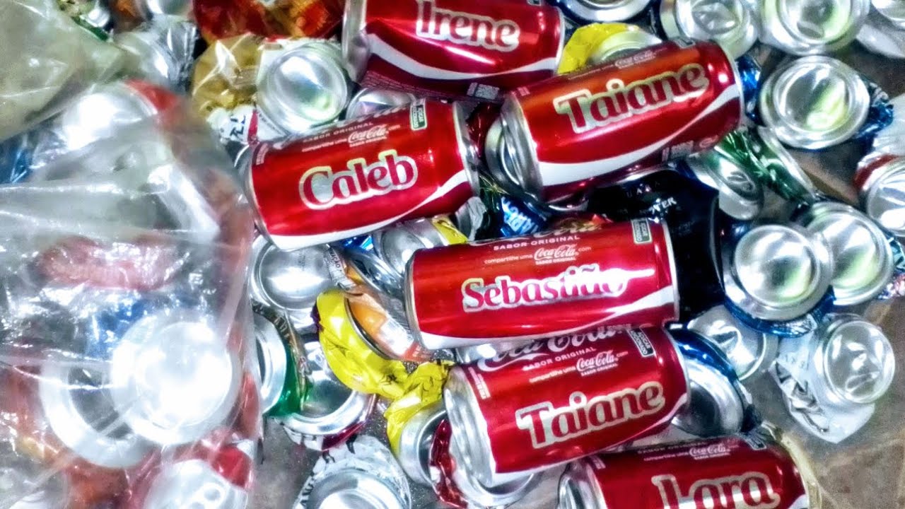 Video(1614). Reciclagem Latinhas da Coca cola/Taiane/Caleb/Sebastião ...