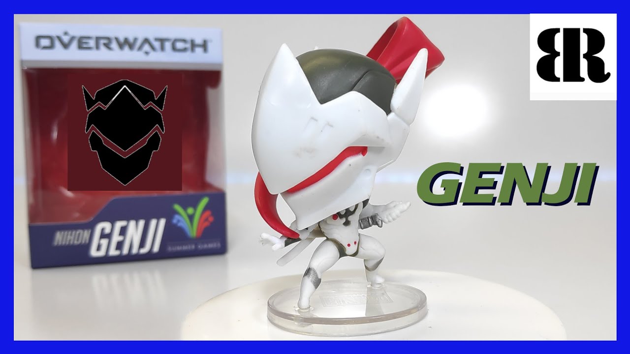 OVERWATCH NIHON GENJI Figure Summer Games Cute But Deadly Unboxing ...