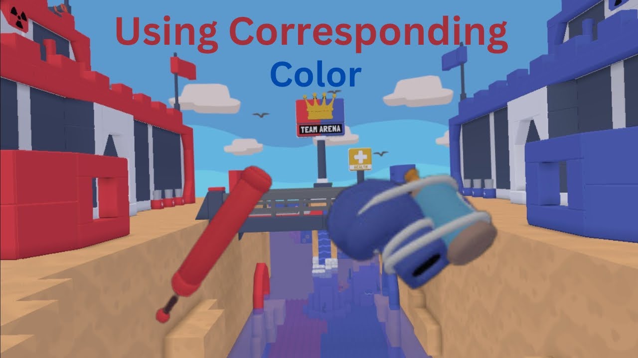 Only using items that correspond with team color #yeeps - YouTube