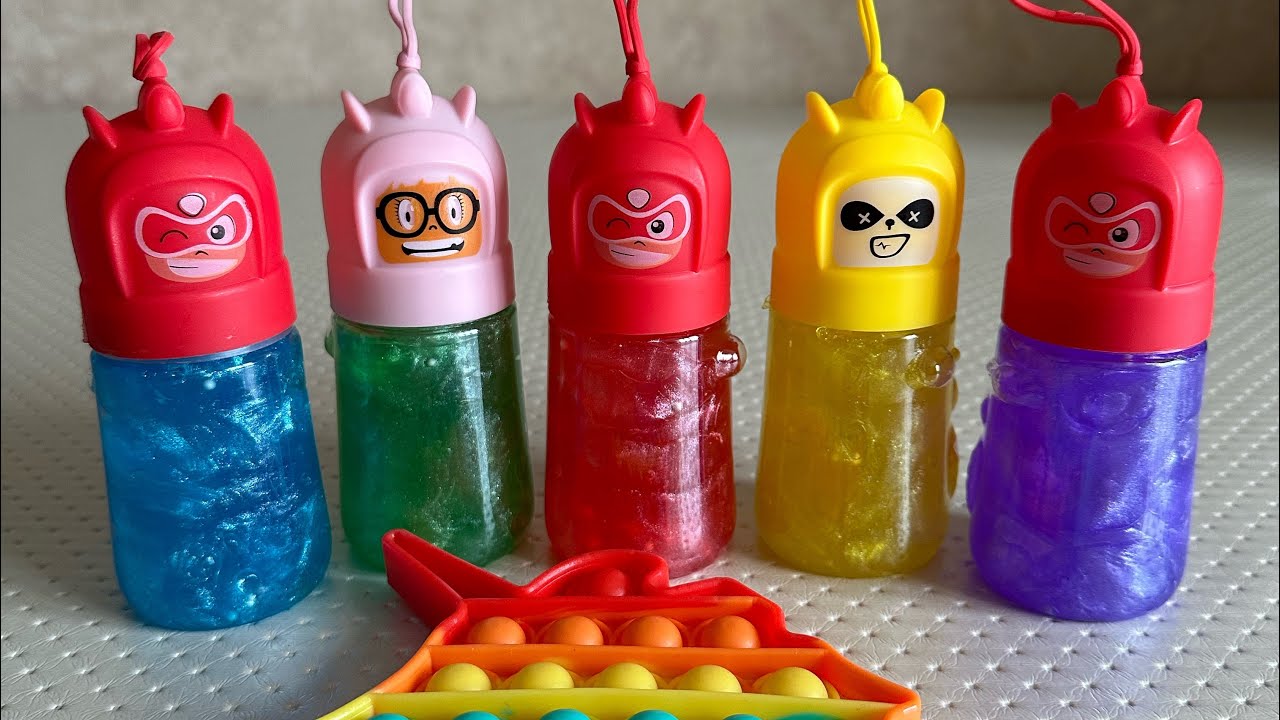 9 Minutes Satisfying with Slime for kids ASMR - YouTube