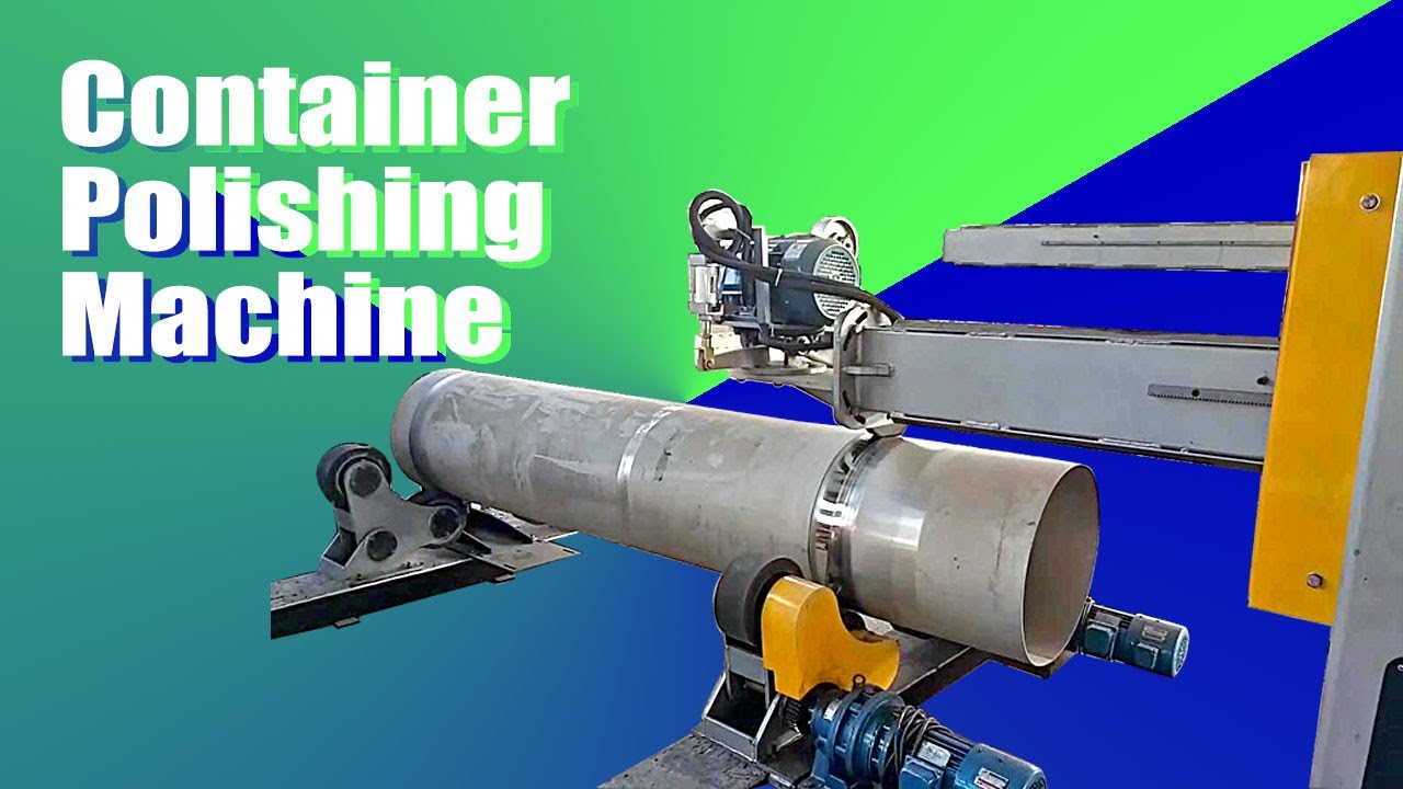 container polishing machine\How to polish Tank Container\Shell ...
