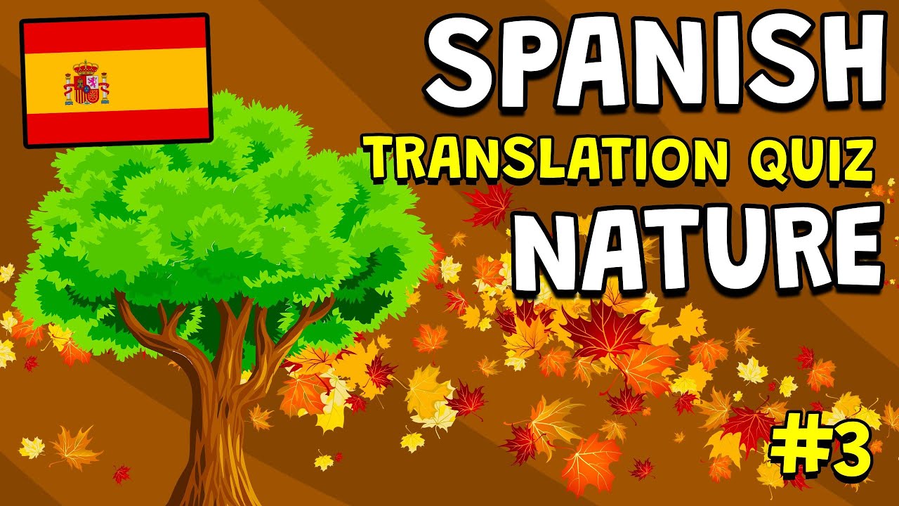 Translate These 6 SPANISH Nature Sentences PART THREE! (With Easy Word ...