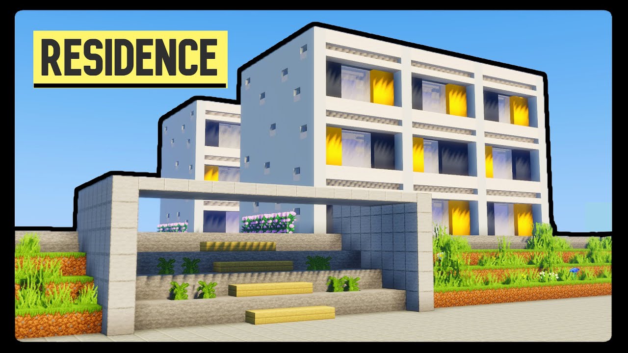 TUTO RESIDENCE MODERNE | MINECRAFT - YouTube