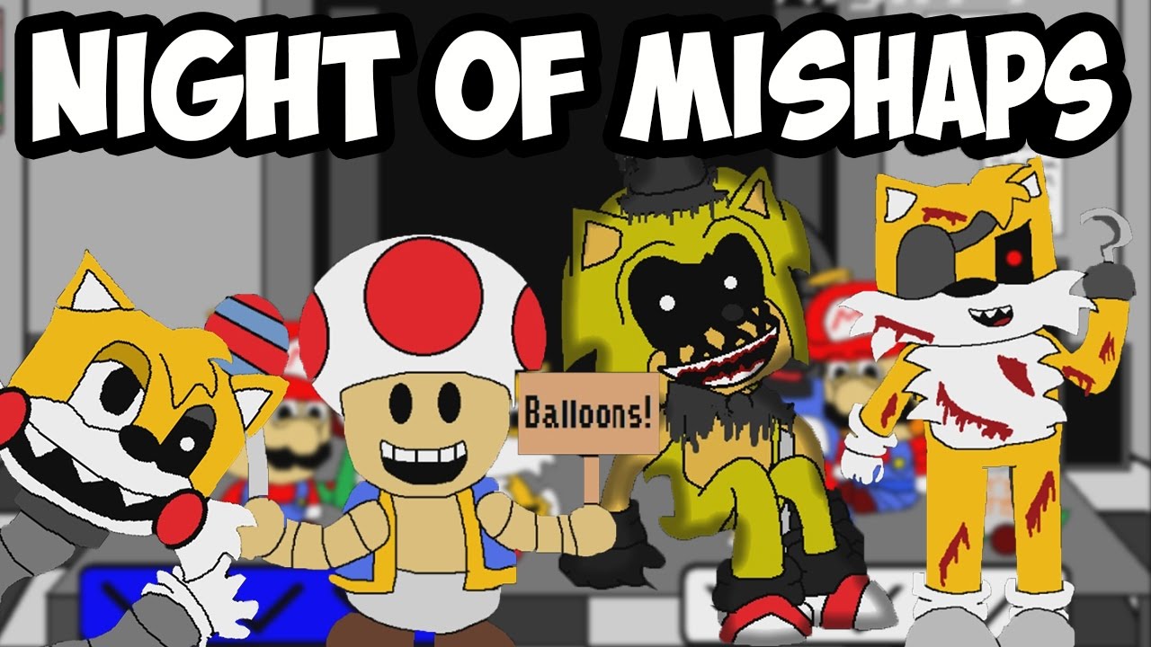 FNAS 2 CUSTOM NIGHT - NIGHT OF MISHAPS MODE | FIVE NIGHTS AT SONIC'S 2 ...
