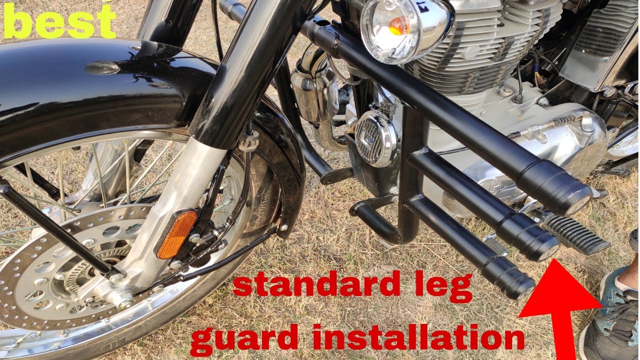 #LEGGUARD #BULLETLEGGUARD LEG GUARD FOR BULLET&APPLYING LEG GUARD IN ...