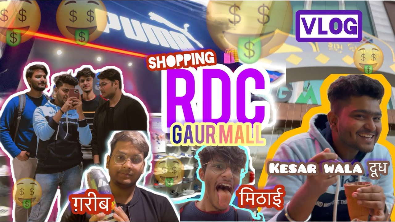 College or RDC m shopping ( Ghaziabad ) |entertainment vlog | Gaur Mall ...