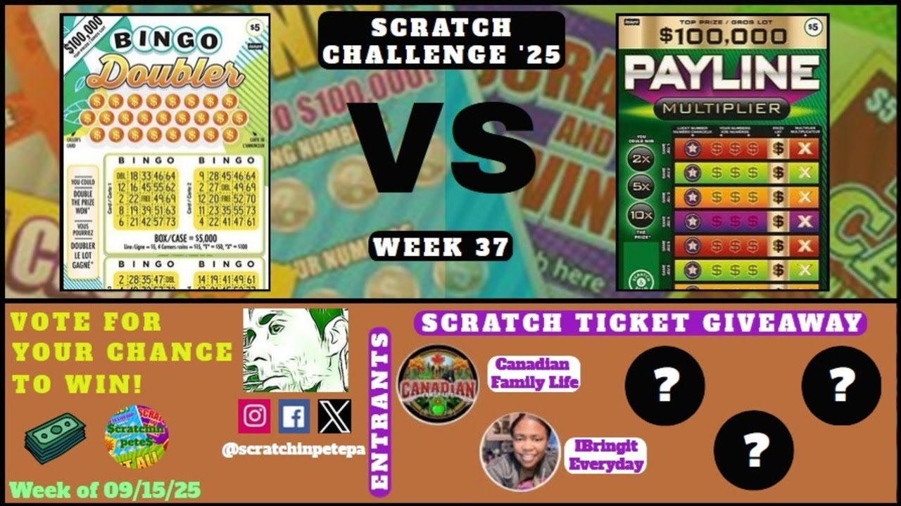 Scratchin' Pete | Scratch Challenge: Bingo Doubler VS Payline ...