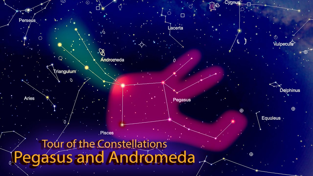 Pegasus And Andromeda Constellation Video Astronomy YouTube