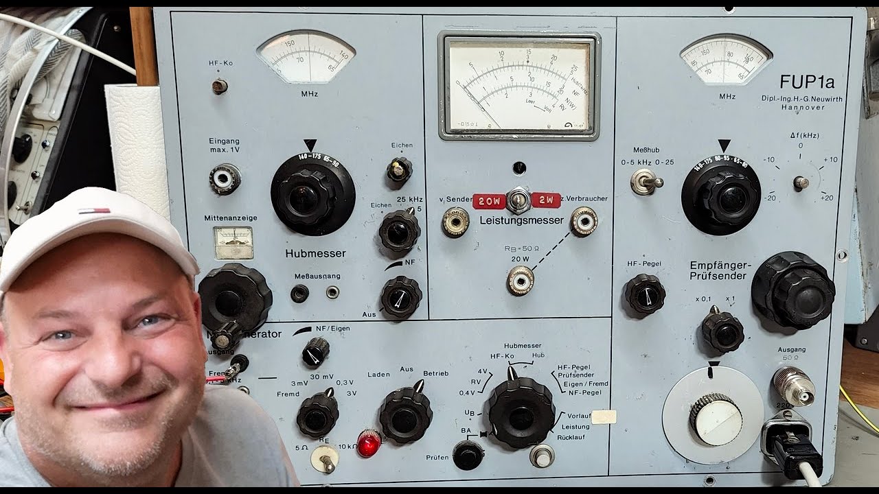 H. G. Neuwirth Hannover FUP1A Funkprüfgerät radio test generator 1973 ...