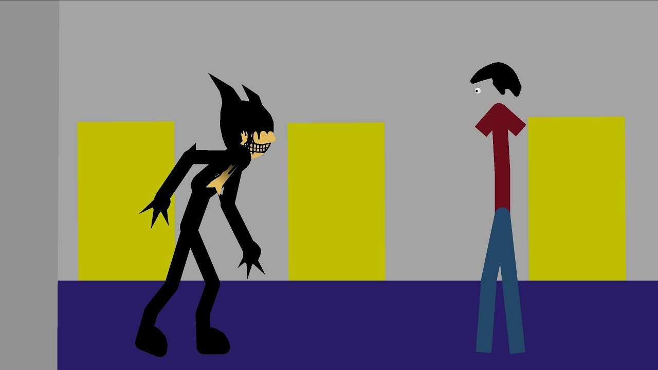 Bendy (Bendy and the Ink Machine) VS Filename2 (Baldi's basics) - YouTube