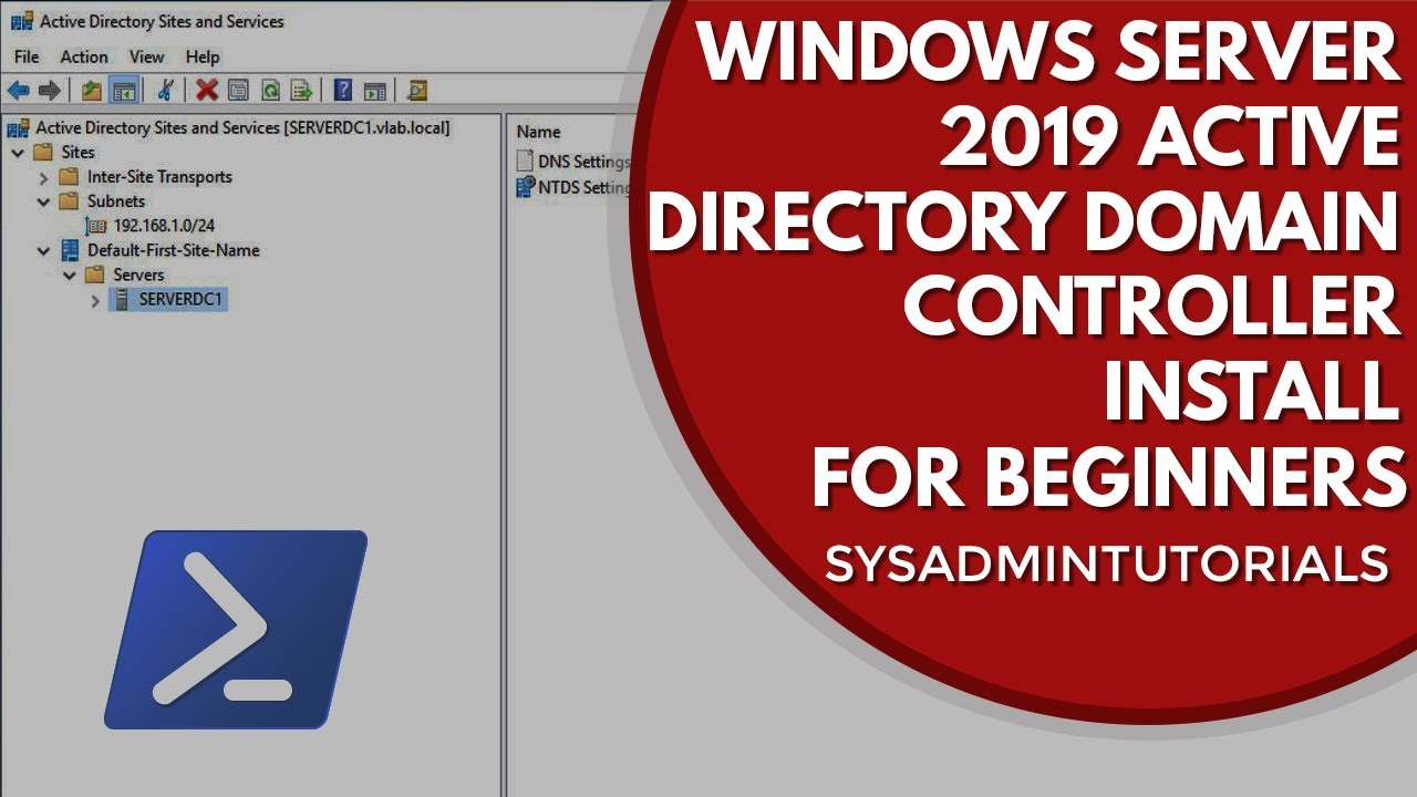 Windows Server 2019 Active Directory Domain Controller