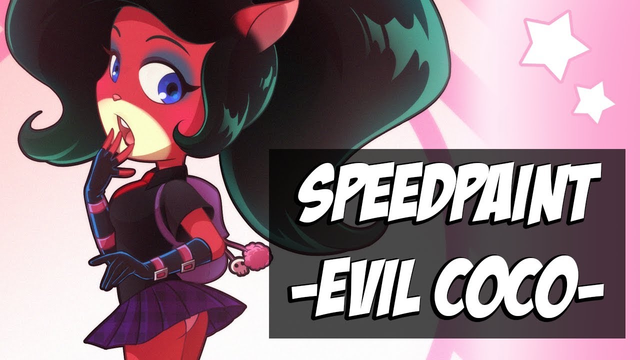 【SPEEDPAINT】Evil Coco - Academy of Evil - YouTube