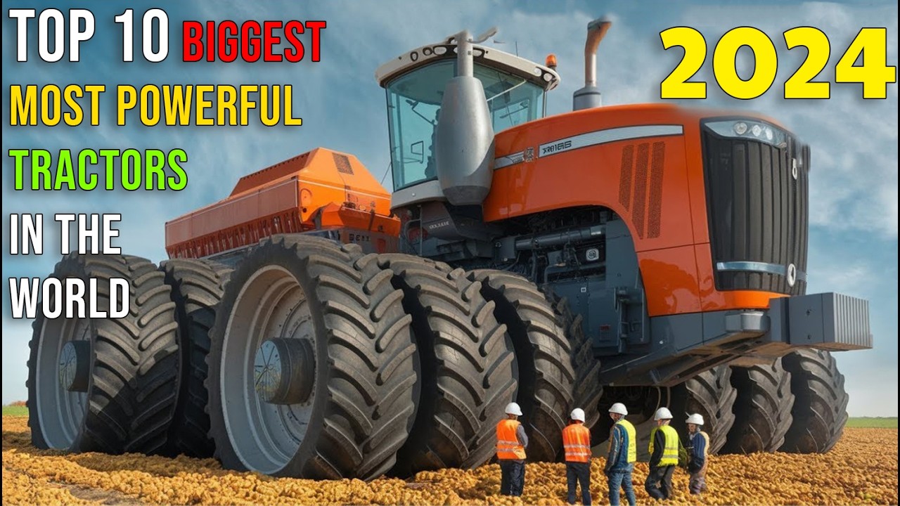 TOP 10 Biggest & Most Powerful Tractors In The World 2024 - YouTube