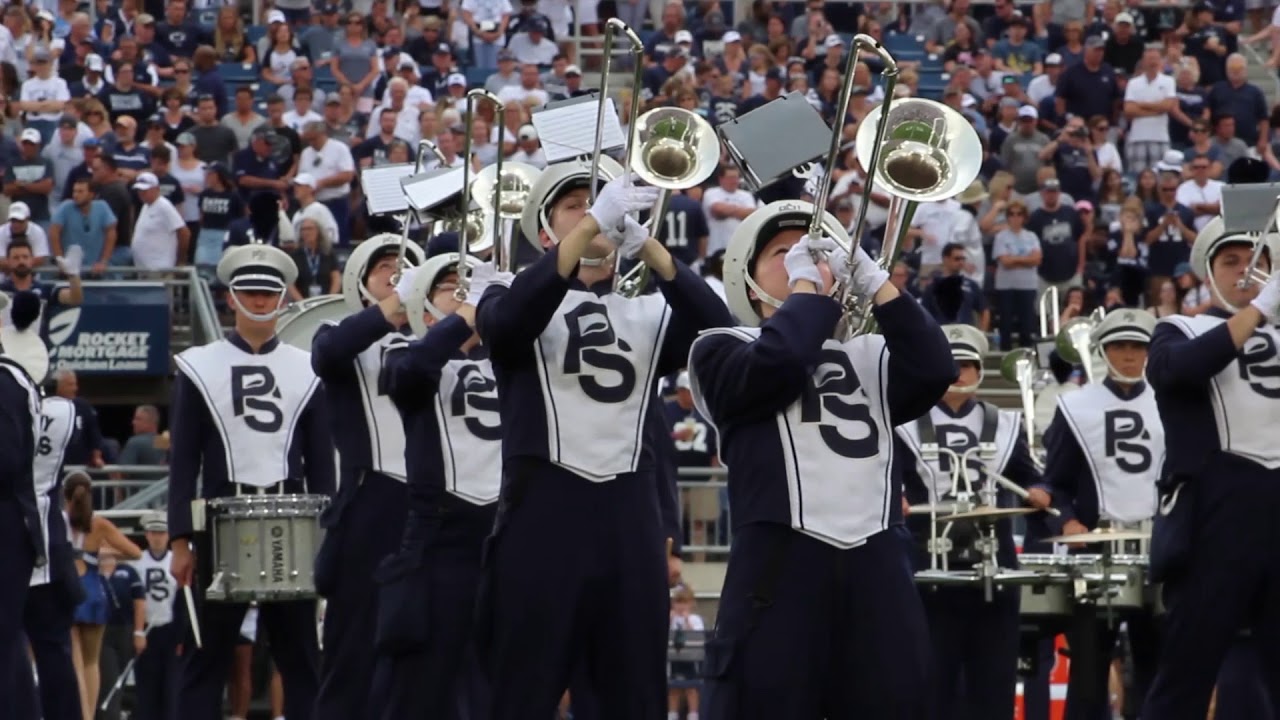 Penn State Blue Band Halftime Show: 09/01/18 - YouTube