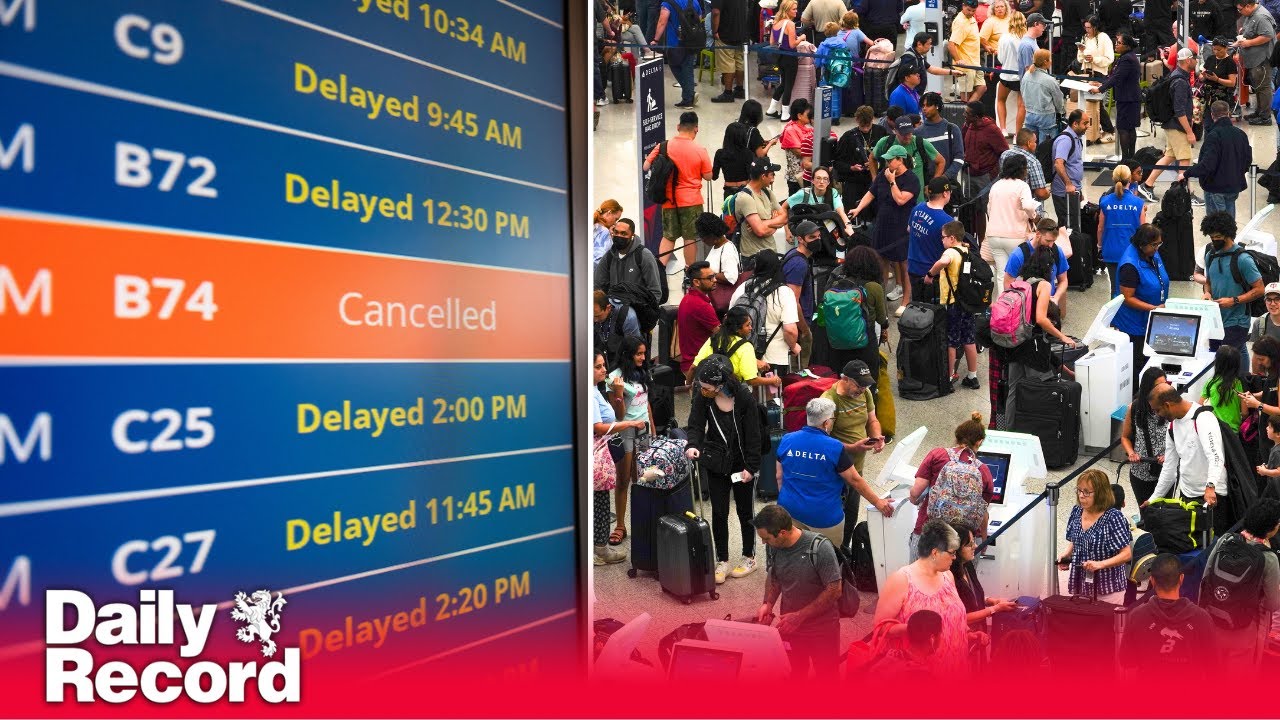 CrowdStrike: Long queues at airports as passengers wait for flights ...