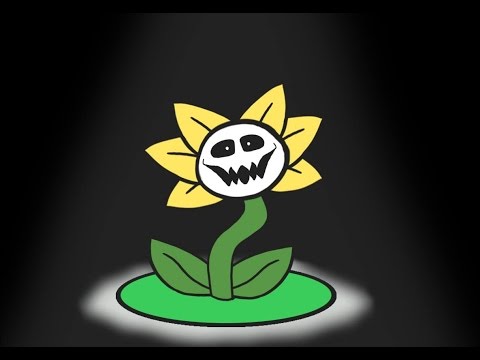 Drawing Undertale part 1 (Flowey) - YouTube