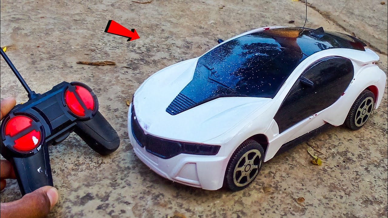 Fastest 3D Famous Model Remote Control CAR Unboxing & Testing - White ...
