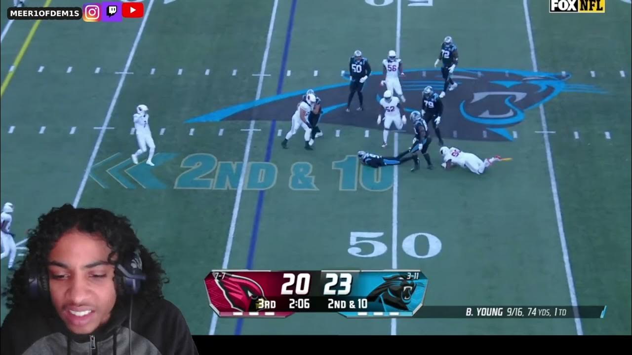 I CANT BELIEVE THIS‼️ Arizona Cardinals vs Carolina Panthers Game Highlights Week 16 REACTION ...