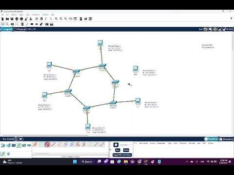 Como crear una Red LAN de Tipologia Anillo en Cisco Packet Tracer - YouTube