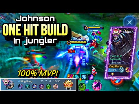 BUILD ONE HIT JOHNSON 🤯 Kalian Harus Coba ! 100% Auto MVP! | Mobile ...