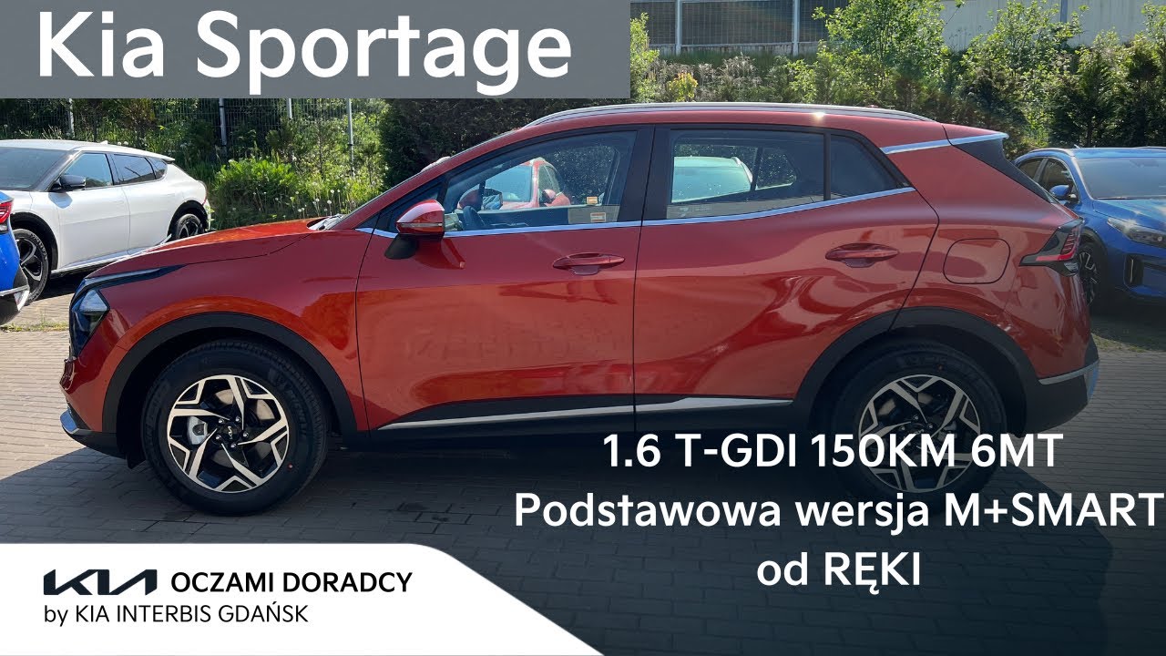 Kia Sportage [1.6 T-GDI 150KM 6MT] Podstawowa wersja M z pakietem SMART w kolorze Orange Fusion ...