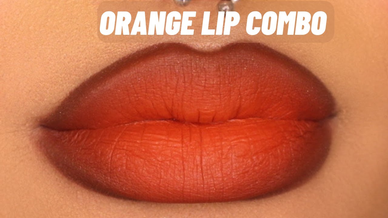 HOW TO DO: ORANGE LIPSTICK COMBO - YouTube