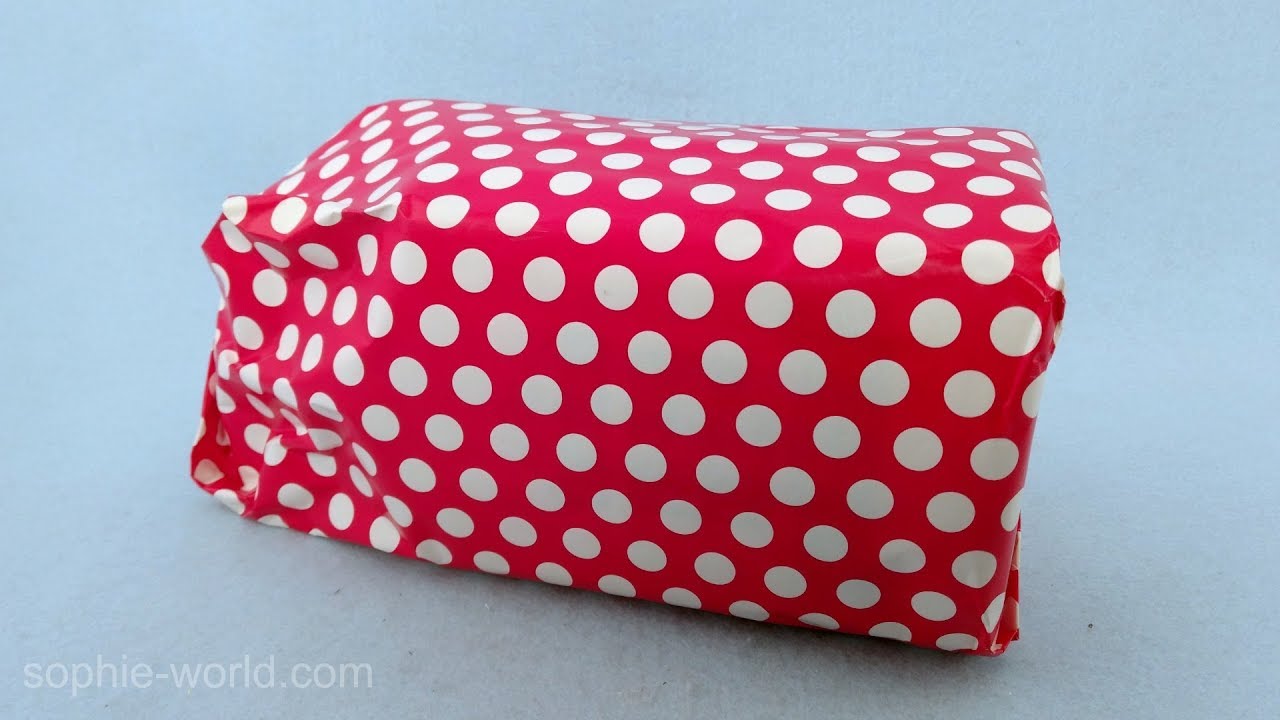How to Wrap Odd Shaped Packages | Sophie's World - YouTube