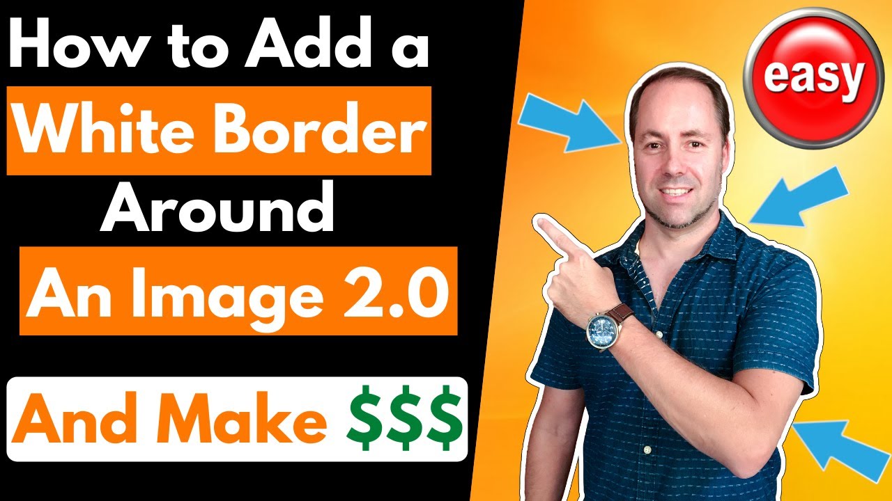 How To Add a White Outline To An Image (For Beginners) | How To Make ...
