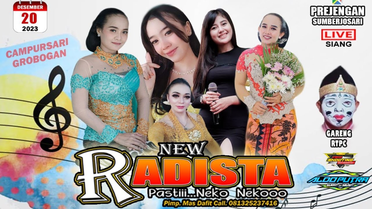 LIVE STREAMING NEW RADISTA WEDDING ZUM & NARTO || ALDO PUTRA AUDIO ...