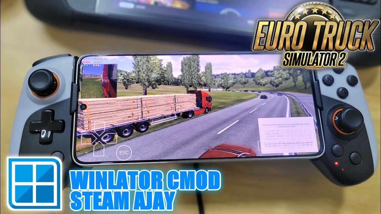 EURO TRUCK SIMULATOR 2 WINLATOR CMOD GLIBC POCO F6 - YouTube