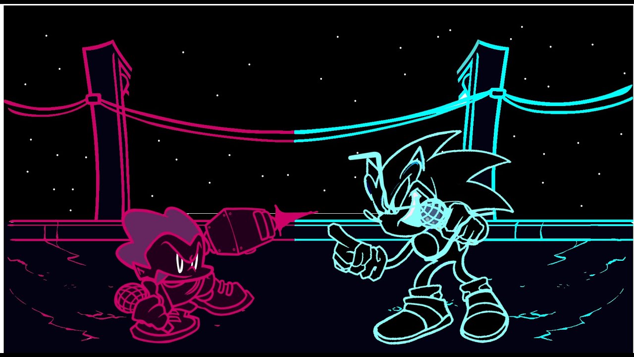 Sonic vs Pico |THE BATTLE!|(look in desc for mods sources used) MY MOST ...