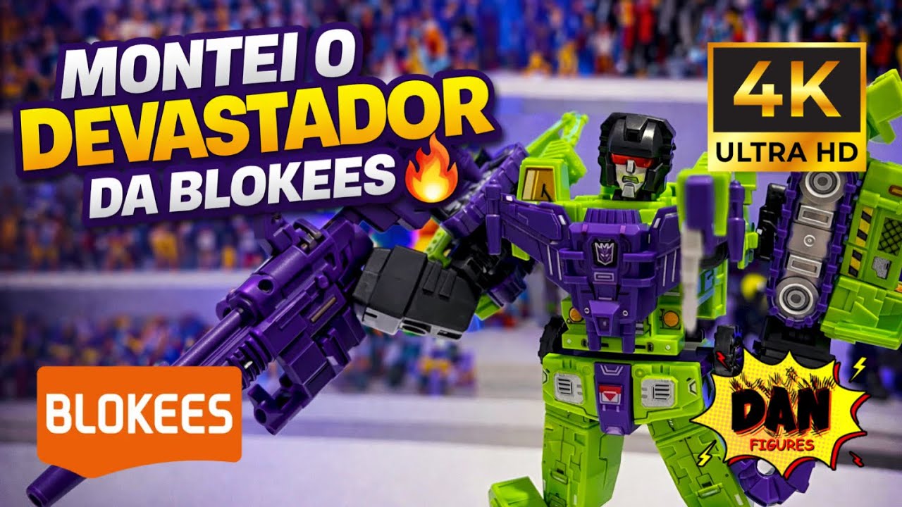 KIT DEVASTADOR MONTAGEM E UNBOXING - DEVASTATOR - BLOKEES - REVIEW 🇧🇷 ...