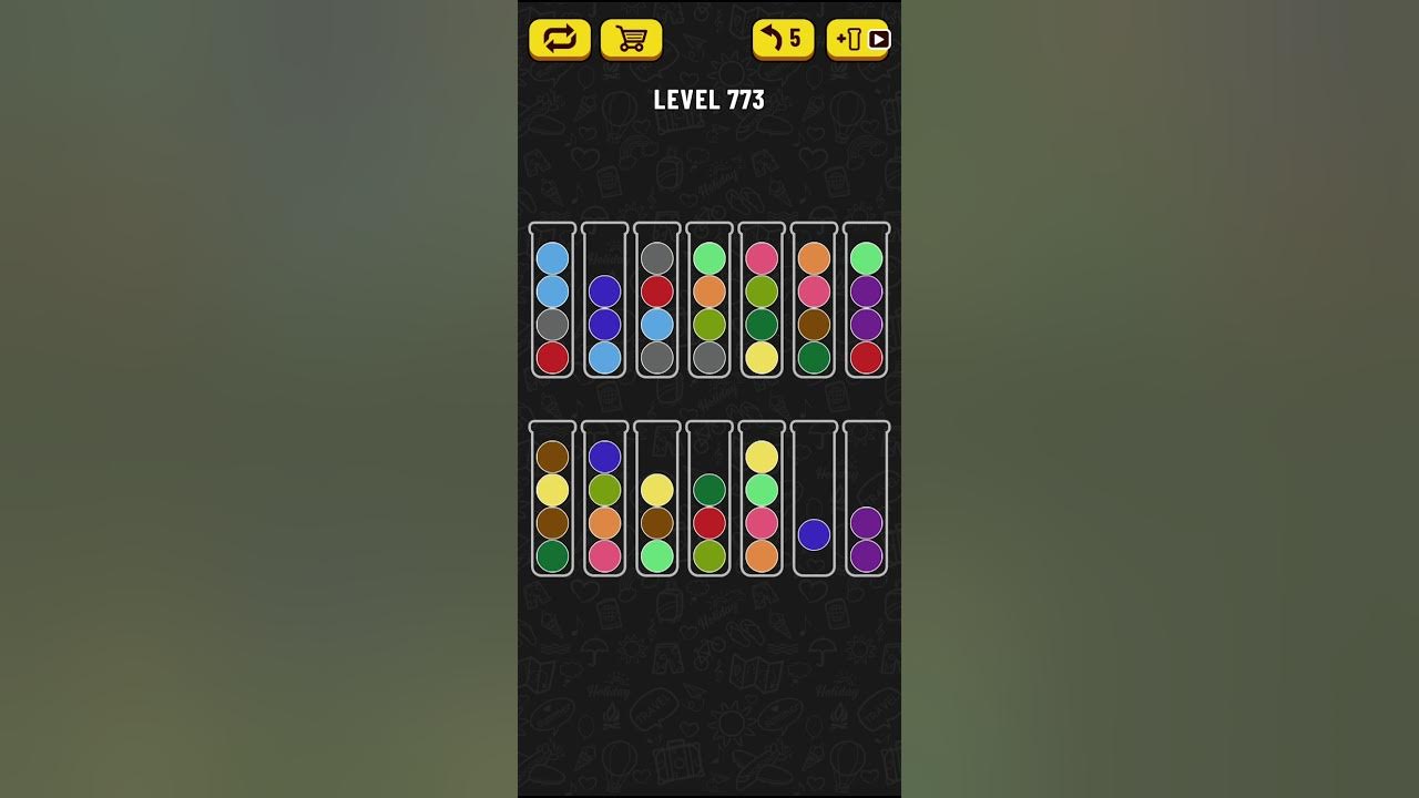 Ball Sort Puzzle - level 773 - YouTube