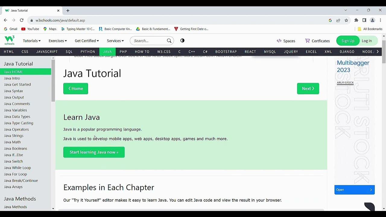 JAVA Tutorial For all Begineer - YouTube