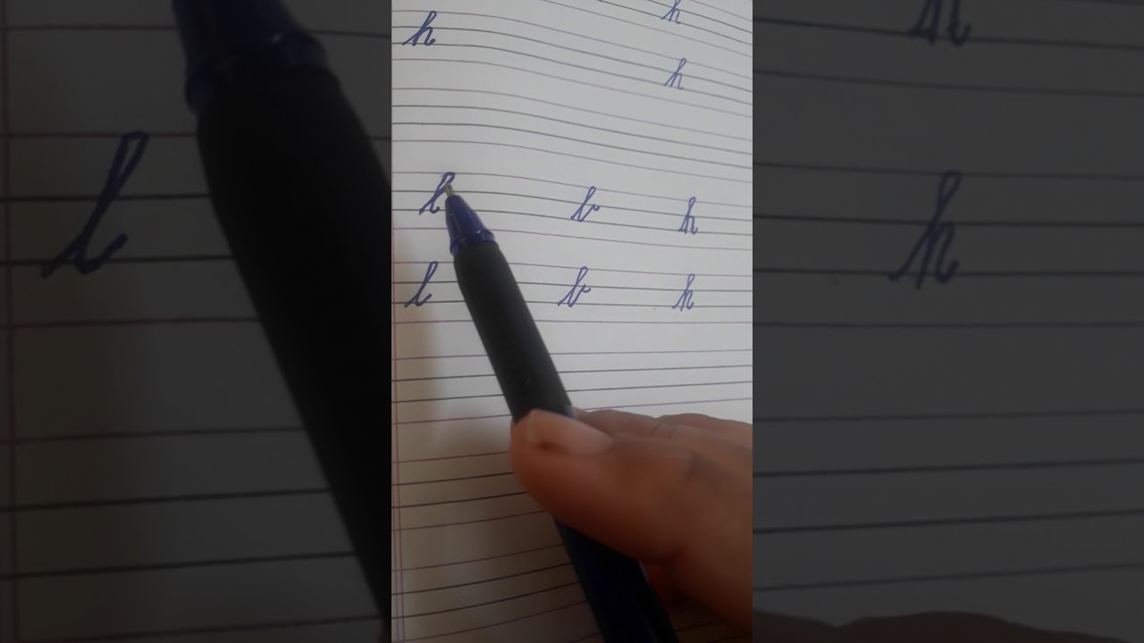 How To Write H In Cursive Writing YouTube How To Write H In Cursive Writing YouTube