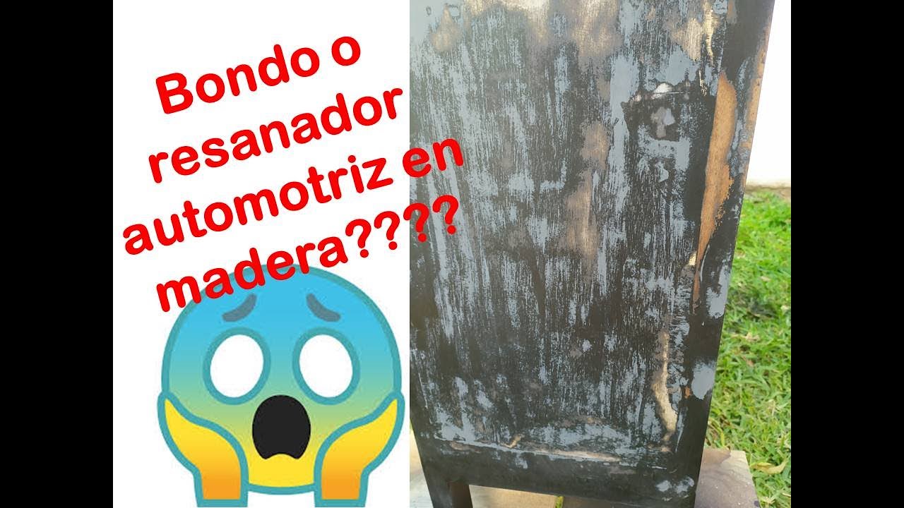 Resanador automotriz en madera - YouTube