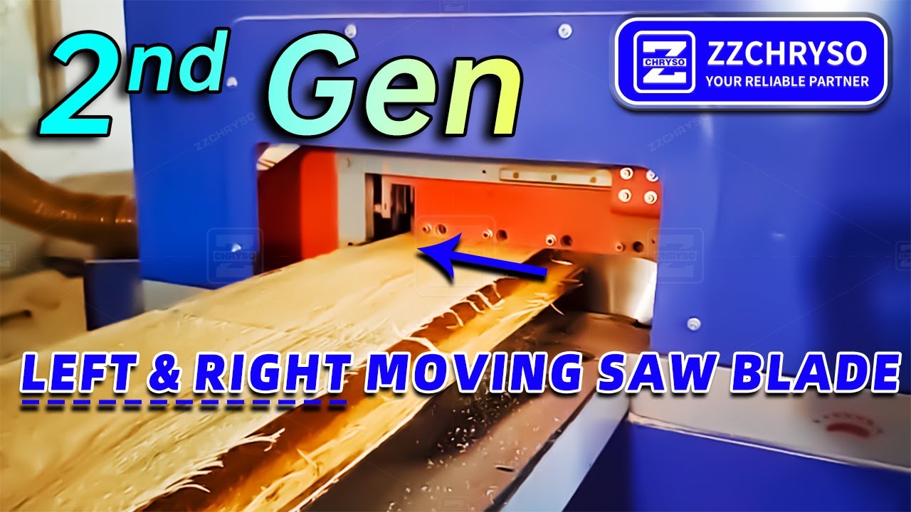 How to use a movable saw blade from left to right to cut more wider ...