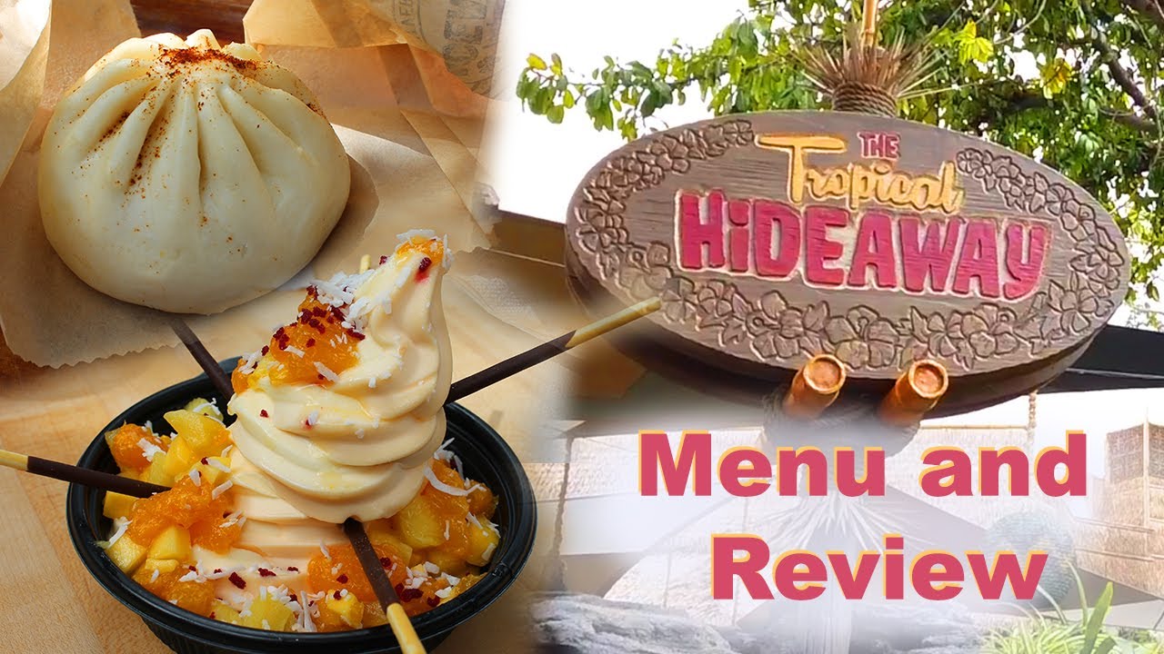 Tropical Hideaway Review and Menu - Disneyland - YouTube
